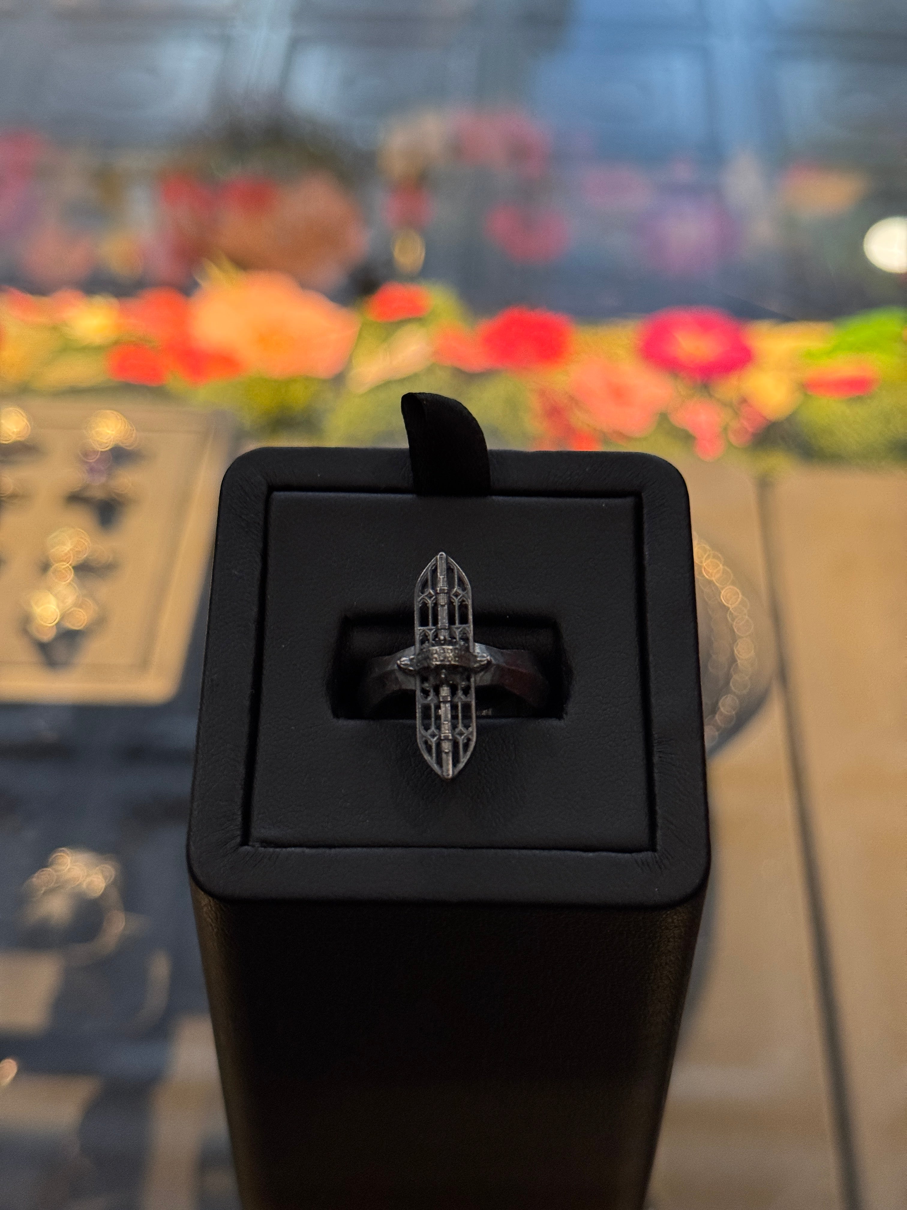 Mini Silver As Above So Below Ring by Julian the 2nd